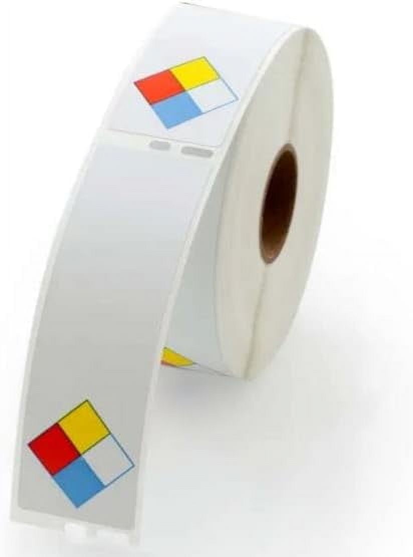 Dymo RTK/MSDS Chemical Hazard Labels with NFPA Diamond LV-30252RTK-k (2 ...