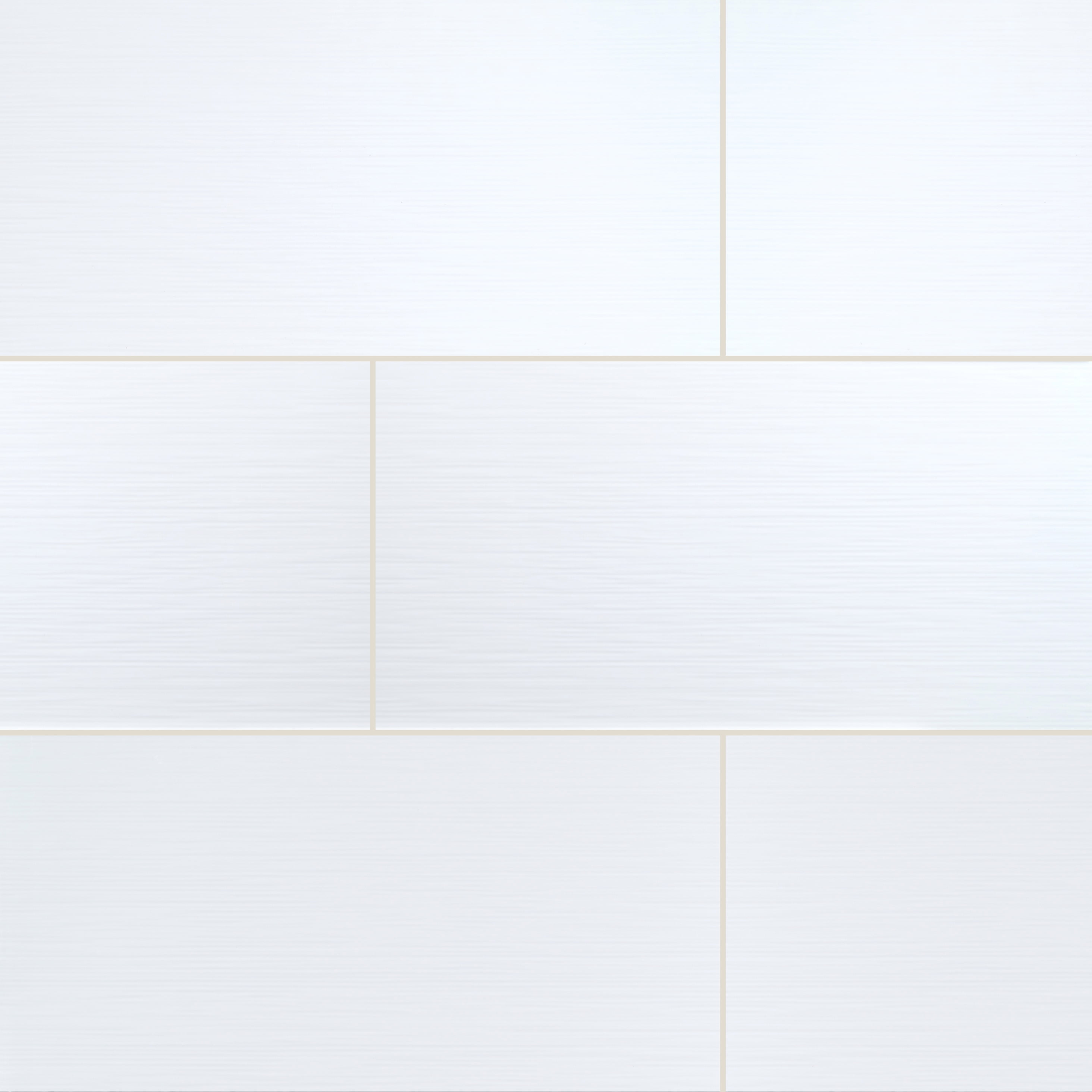 Dymo Stripe White Glossy 12 In X 24 In Glazed Ceramic Wall Tile 16