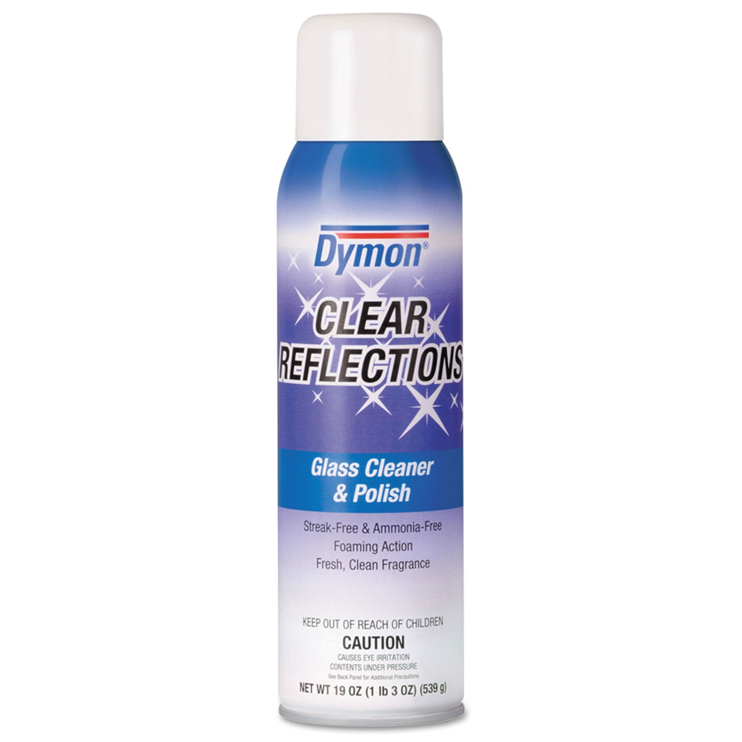 Dymon Clear Reflections Mirror & Glass Cleaner 20oz Aerosol 12/Carton ...