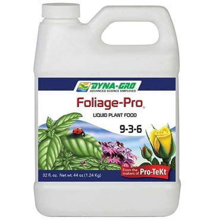 Dyna-Gro Foliage-Pro 9-3-6 Plant Food, 1 Qt, High Nitrogen Formula for ...