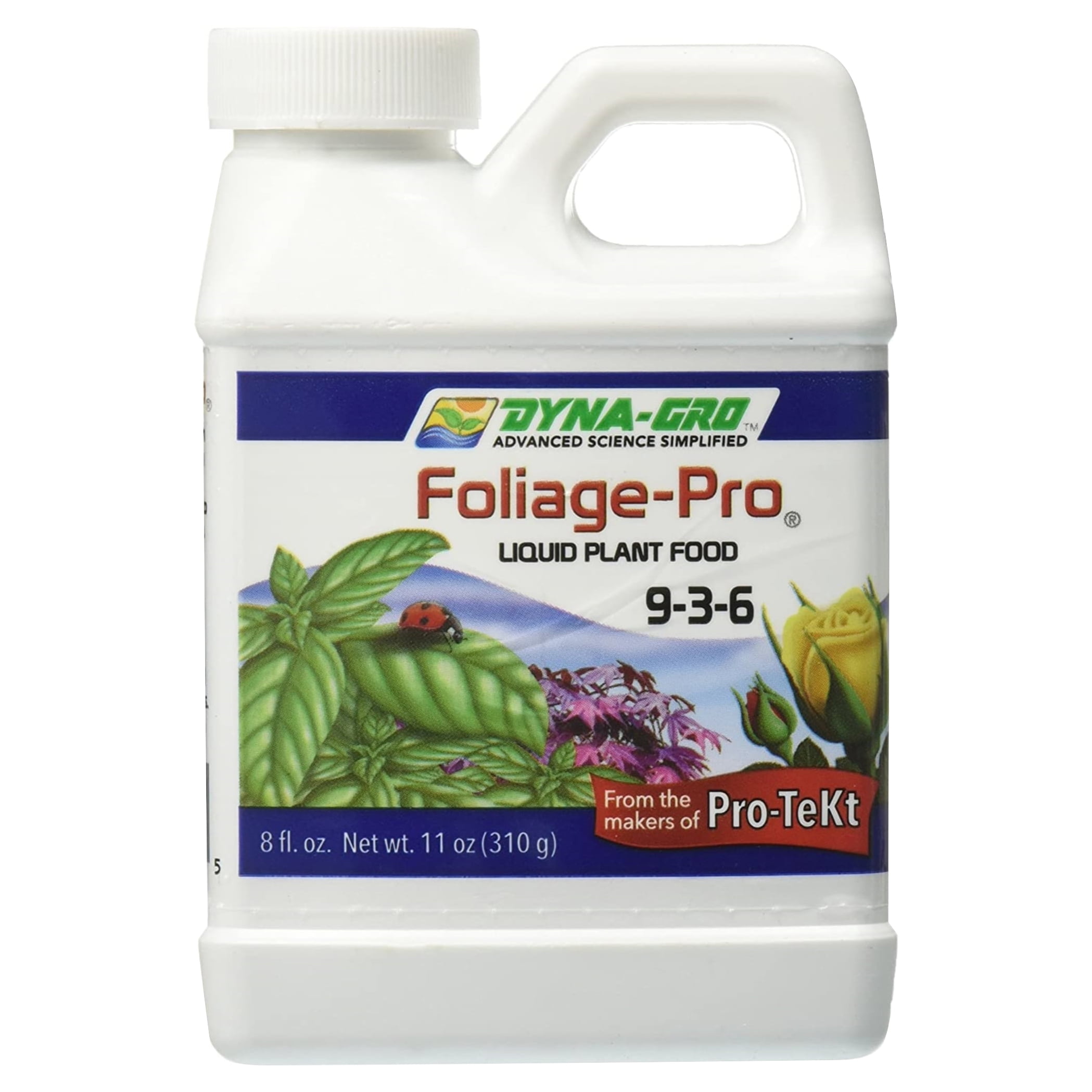 Dyna-Gro Foliage Pro Indoor Plant Growth Fertilizer 9-3-6 Liquid Food ...