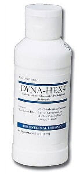 Xttrium Dyna-Hex Surgical Scrub, 4% CHG, 8 oz Bottle, Antiseptic for ...