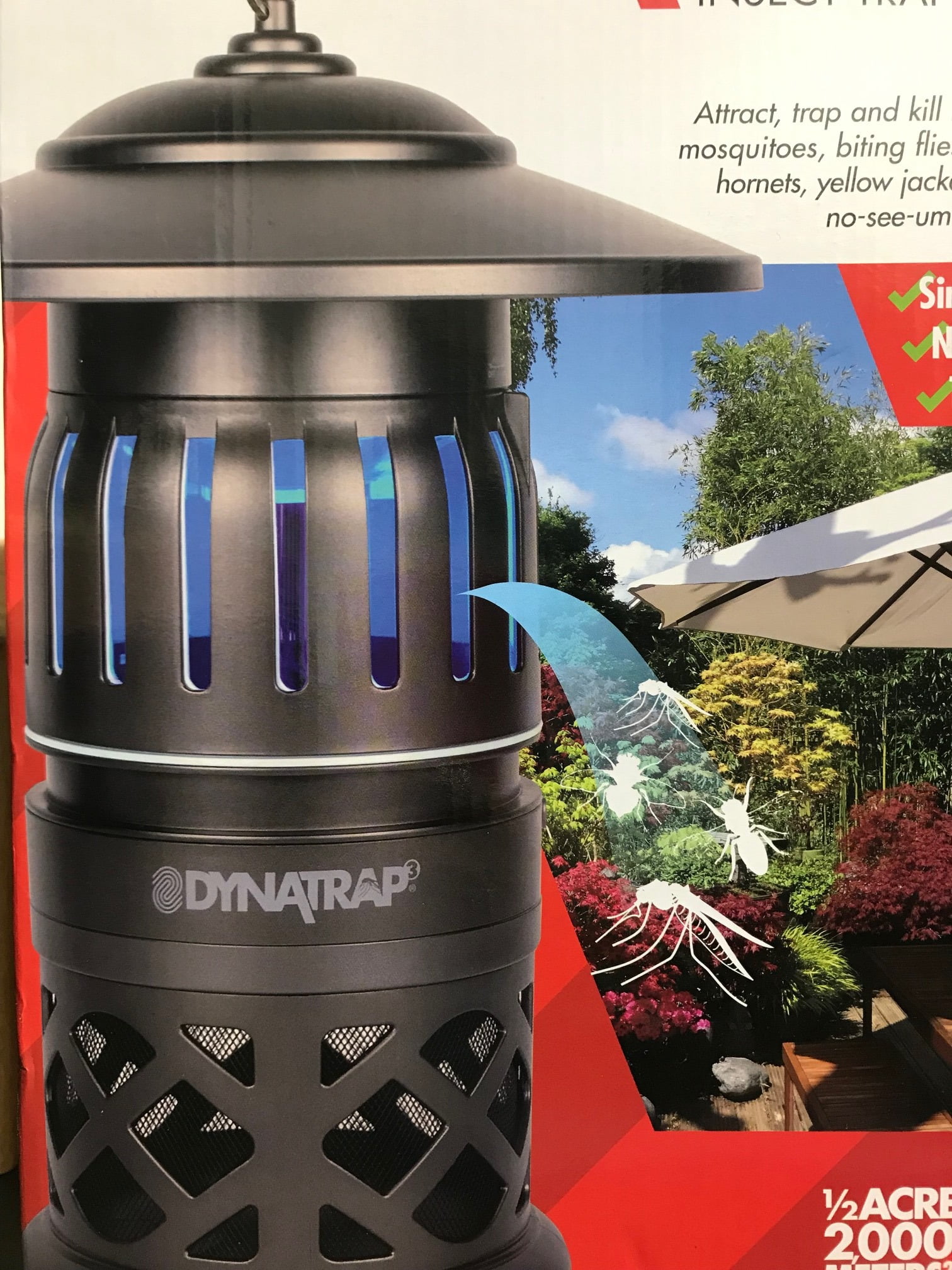 DynaTrap 1/2 Acre Tungsten Insect and Mosquito Trap with Light ...