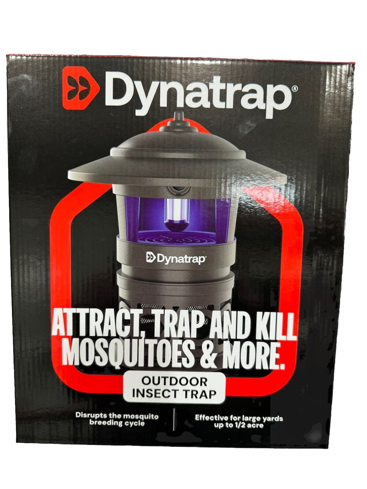DynaTrap ½ Acre LED Mosquito & Insect Trap with Cleaning Brush and ...