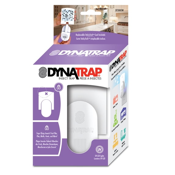 DynaTrap DOT Indoor Insect Trap, Sticky Bug & Gnat Solution with 1 ...