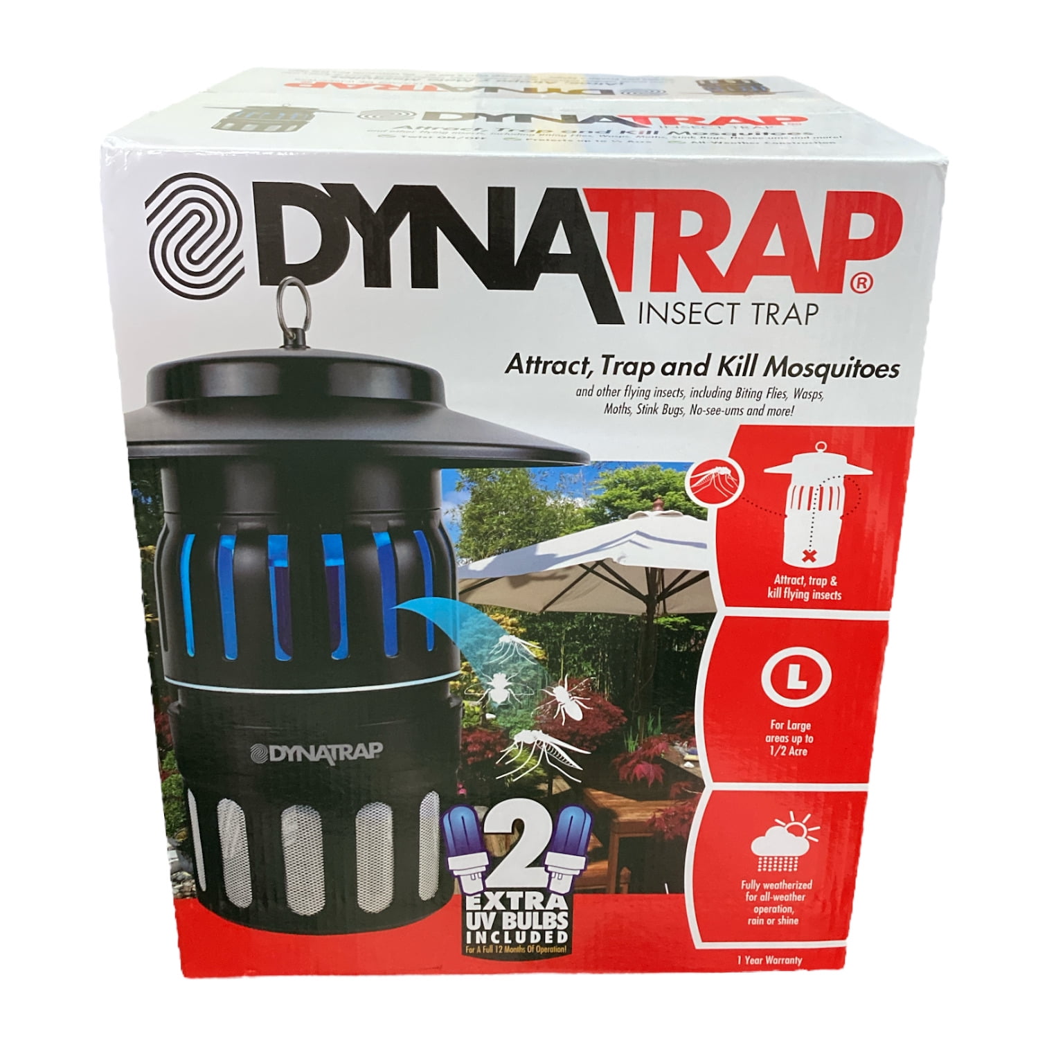 DynaTrap Outdoor Insect and Mosquito Trap with UV Light and 2 ...