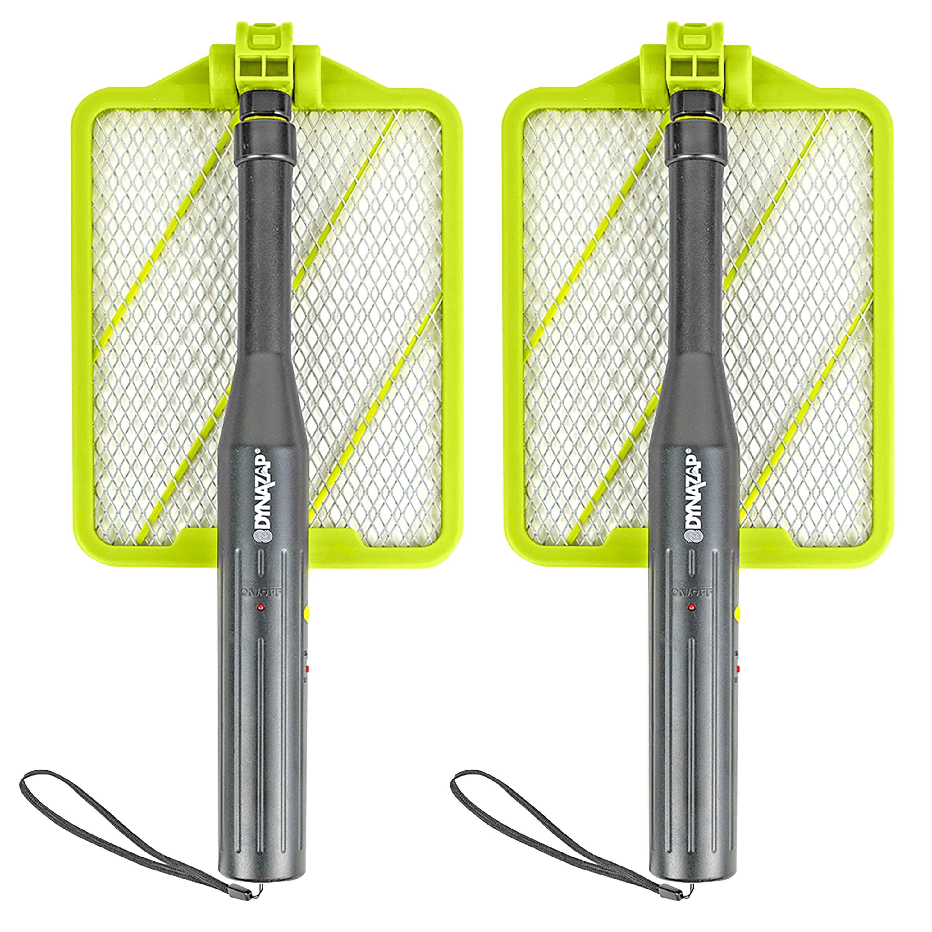 DynaZap Extendable Insect Zapper Electric Fly Swatter - 2 Swatters ...