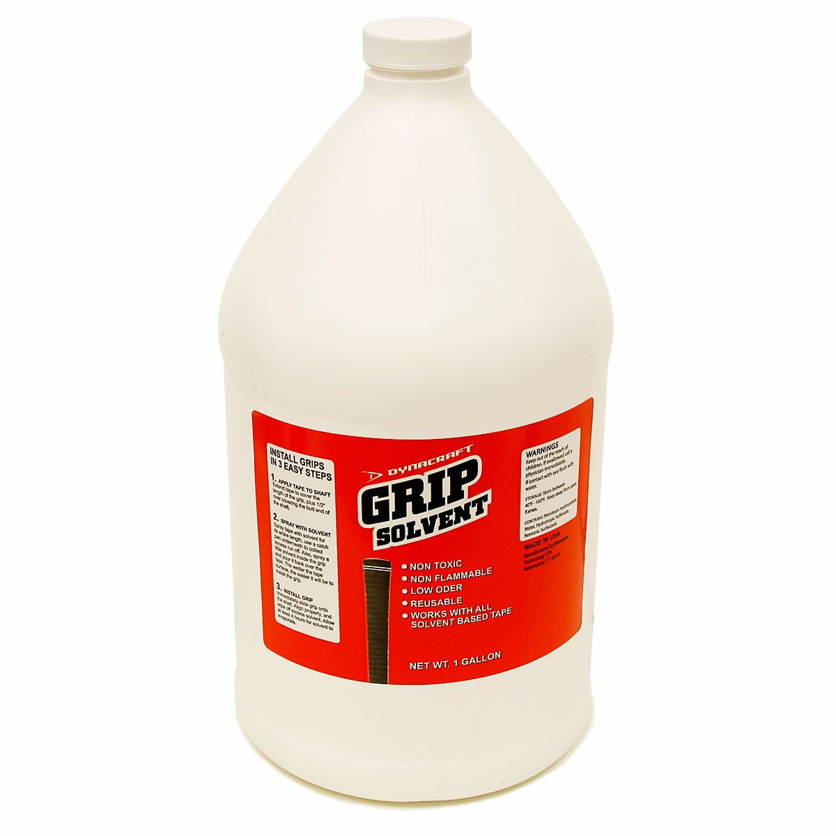 Dynacraft Golf Grip Solvent, 1 Gallon Jug - Walmart.com
