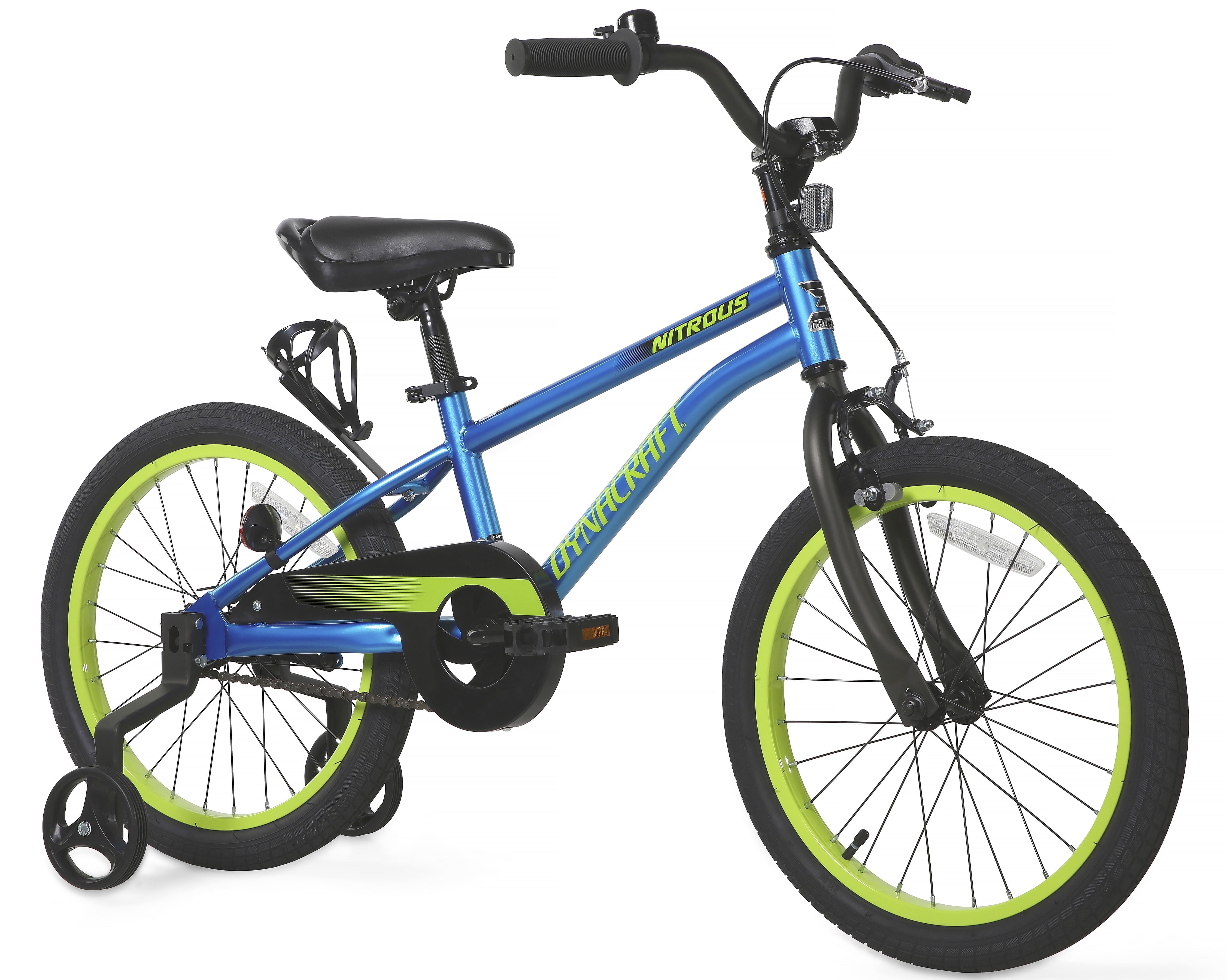 Dynacraft, Kids Bike, Nitrous 18-Inch Boys Bike, Vibrant Blue - Walmart.com
