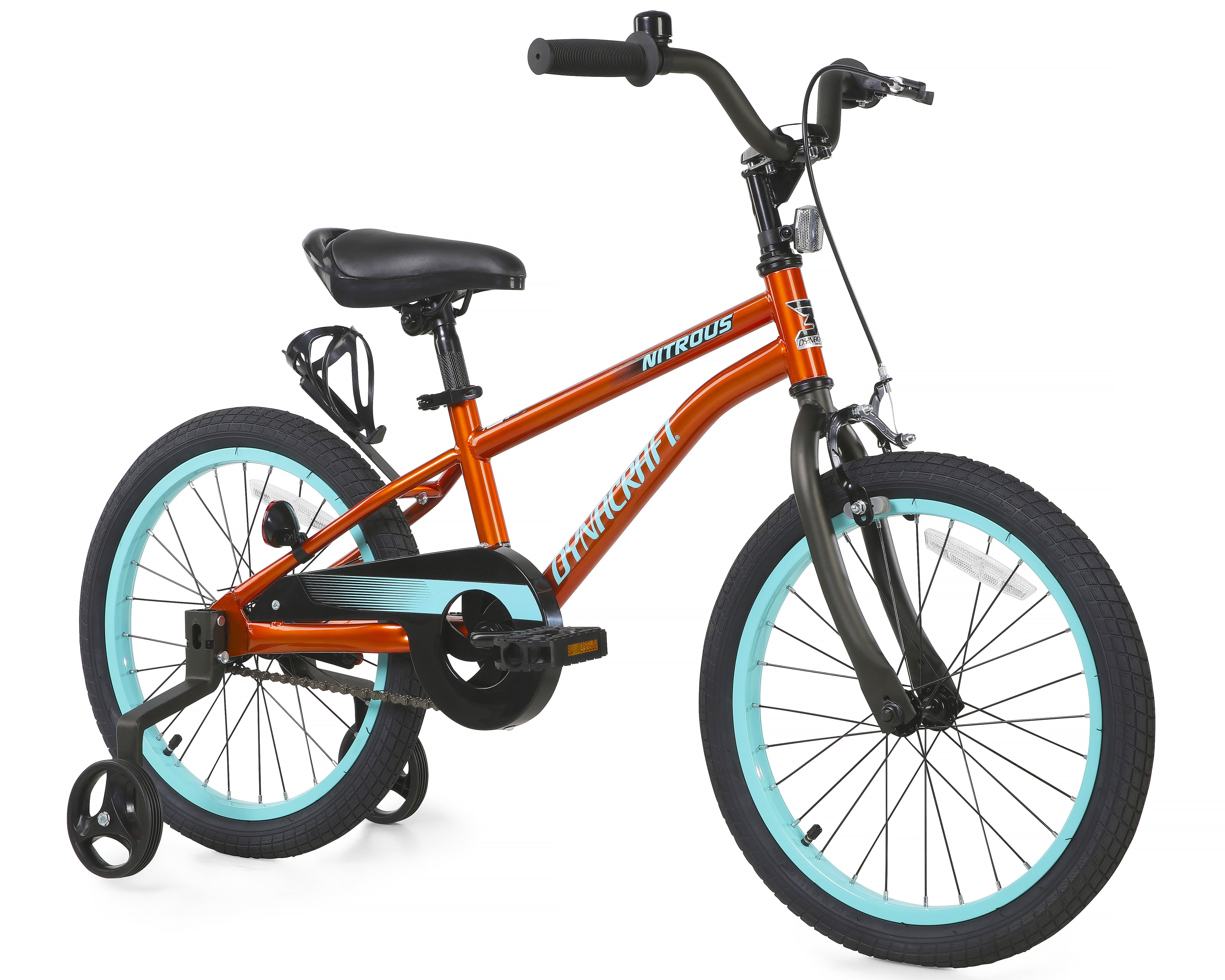 Dynacraft Nitrous 18-Inch Boys Bike For Age 6-9 Years, Orange - Walmart.com