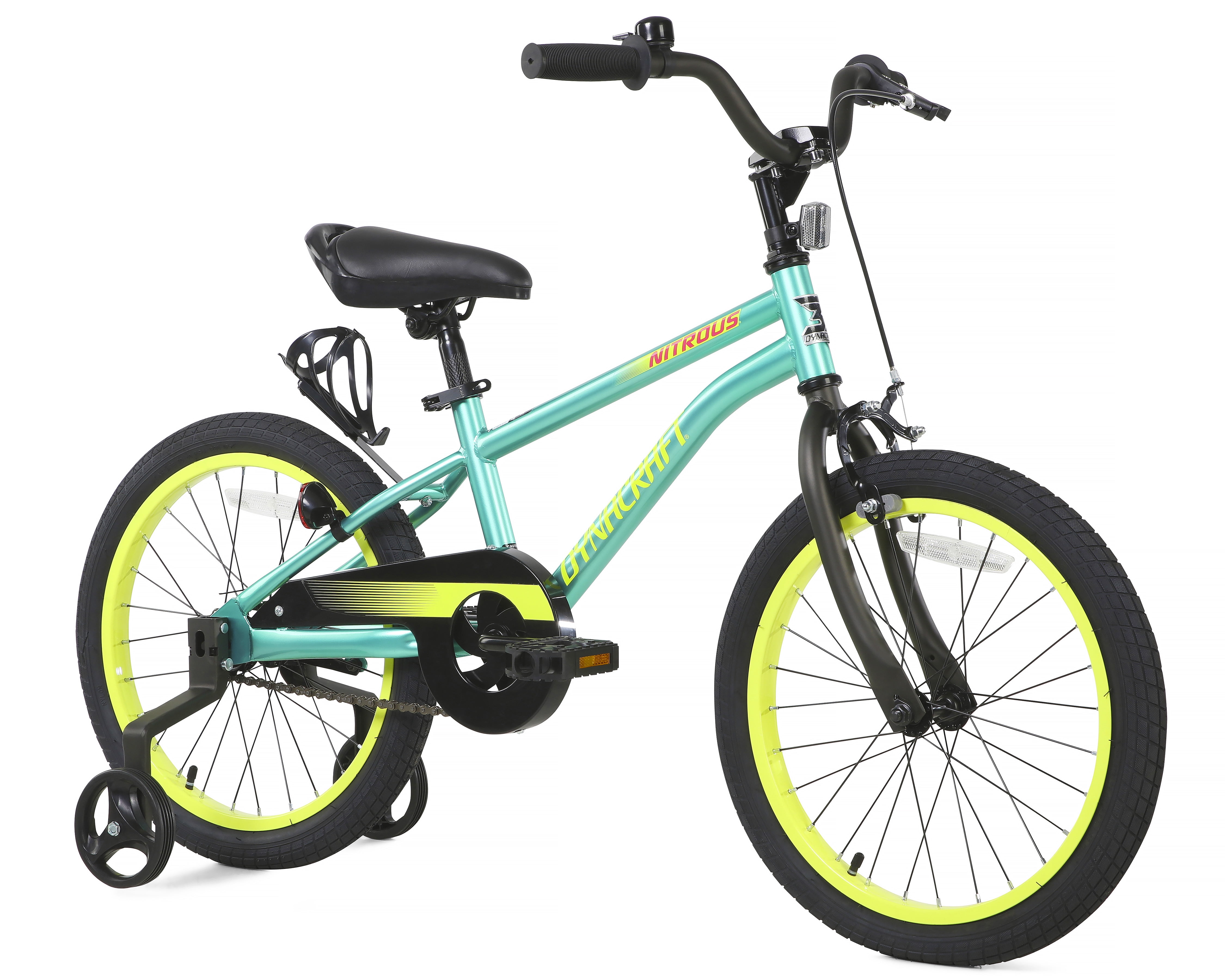 Dynacraft Nitrous 18-Inch Boys Bike For Age 6-9 Years, Teal - Walmart.com