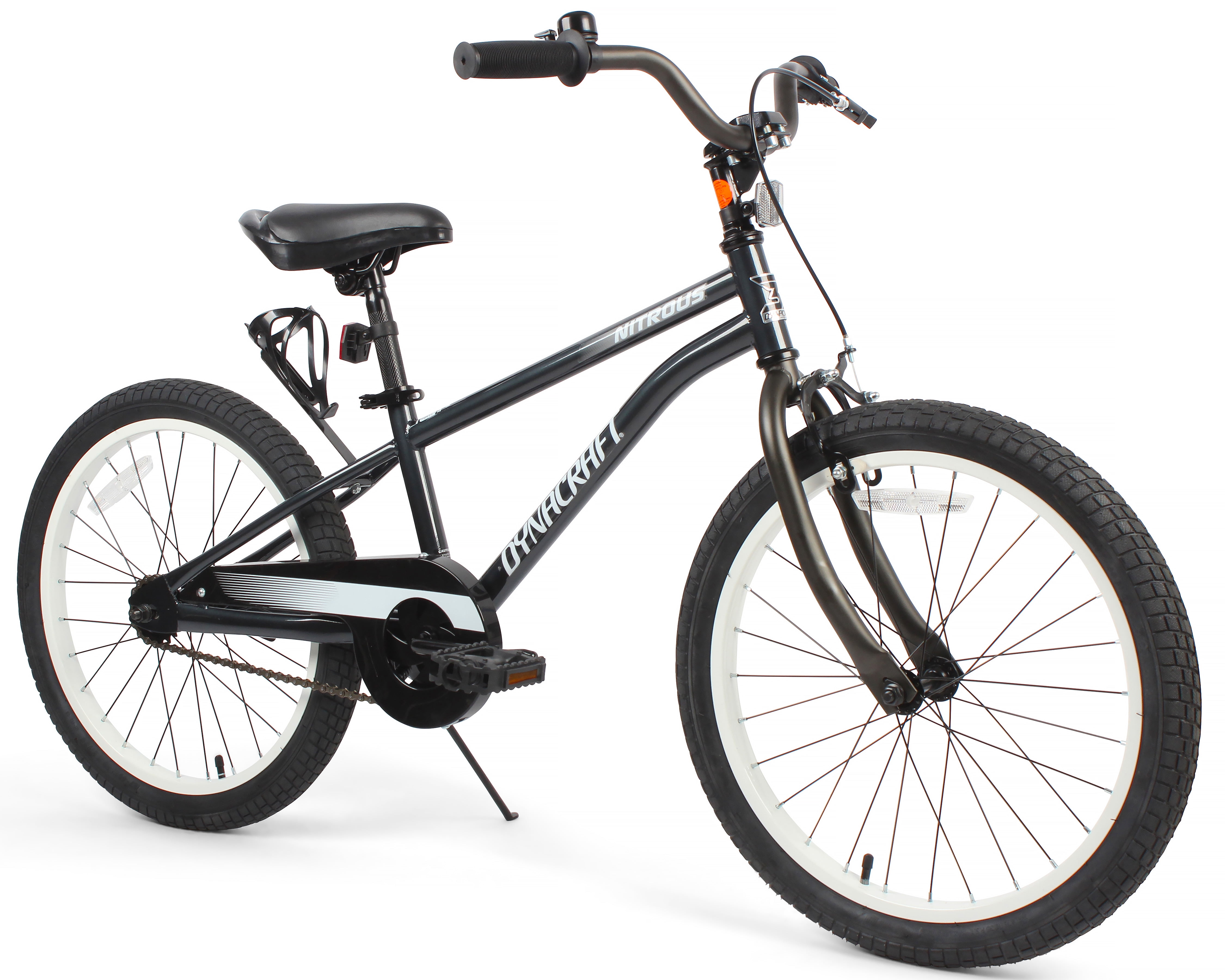 Dynacraft Nitrous 20-Inch Boys Bike For Age 7-12 Years, Black - Walmart.com