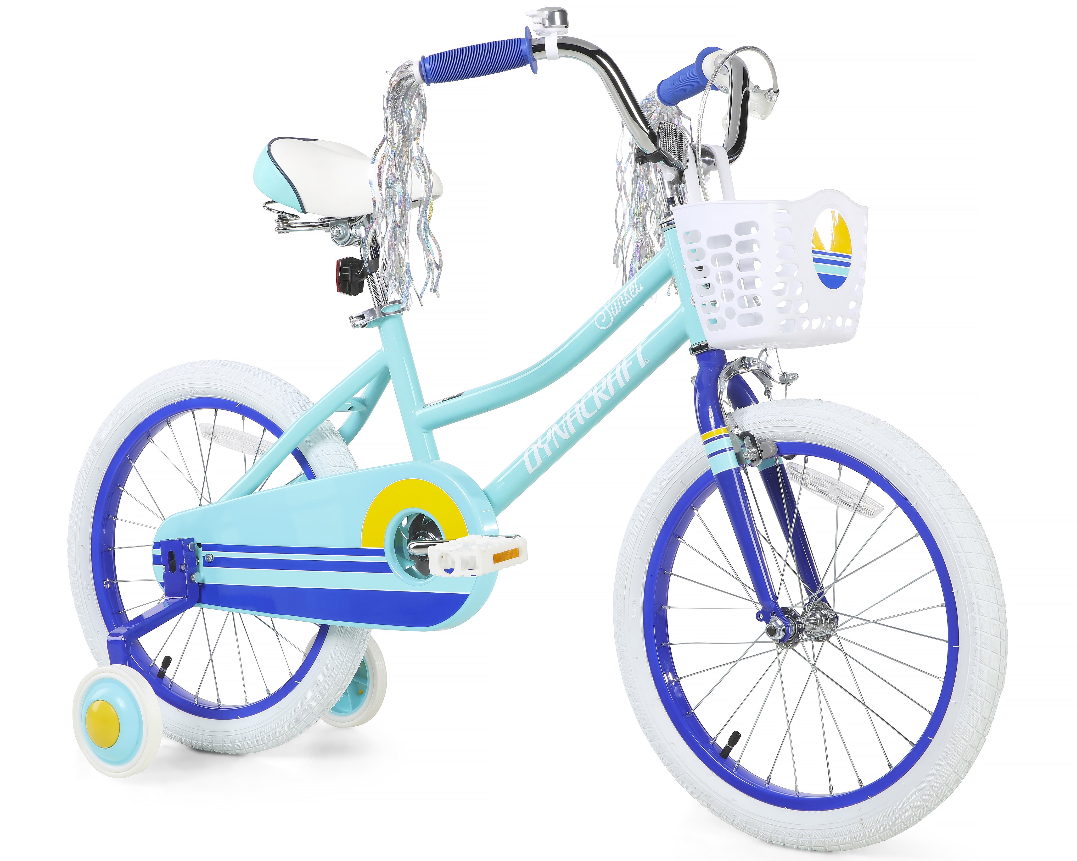 Dynacraft Sunset 18-Inch Girls BMX Bike For Age 6-9 Years, Teal ...