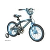 TITAN Champion 16-Inch Boys BMX Bicycle with Training Wheels, Black ...