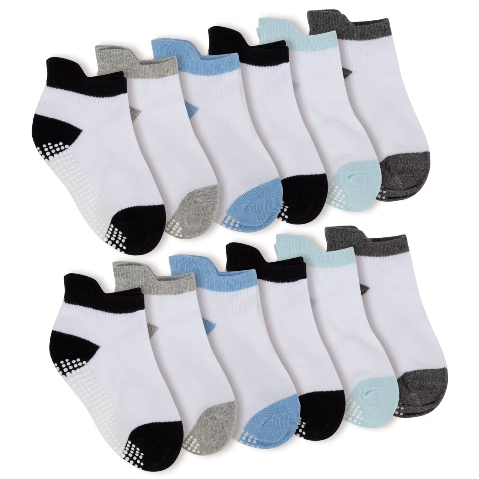 Dynadans Toddler Non-Slip Socks, Grippy Cotton Ankle Socks for Infant ...