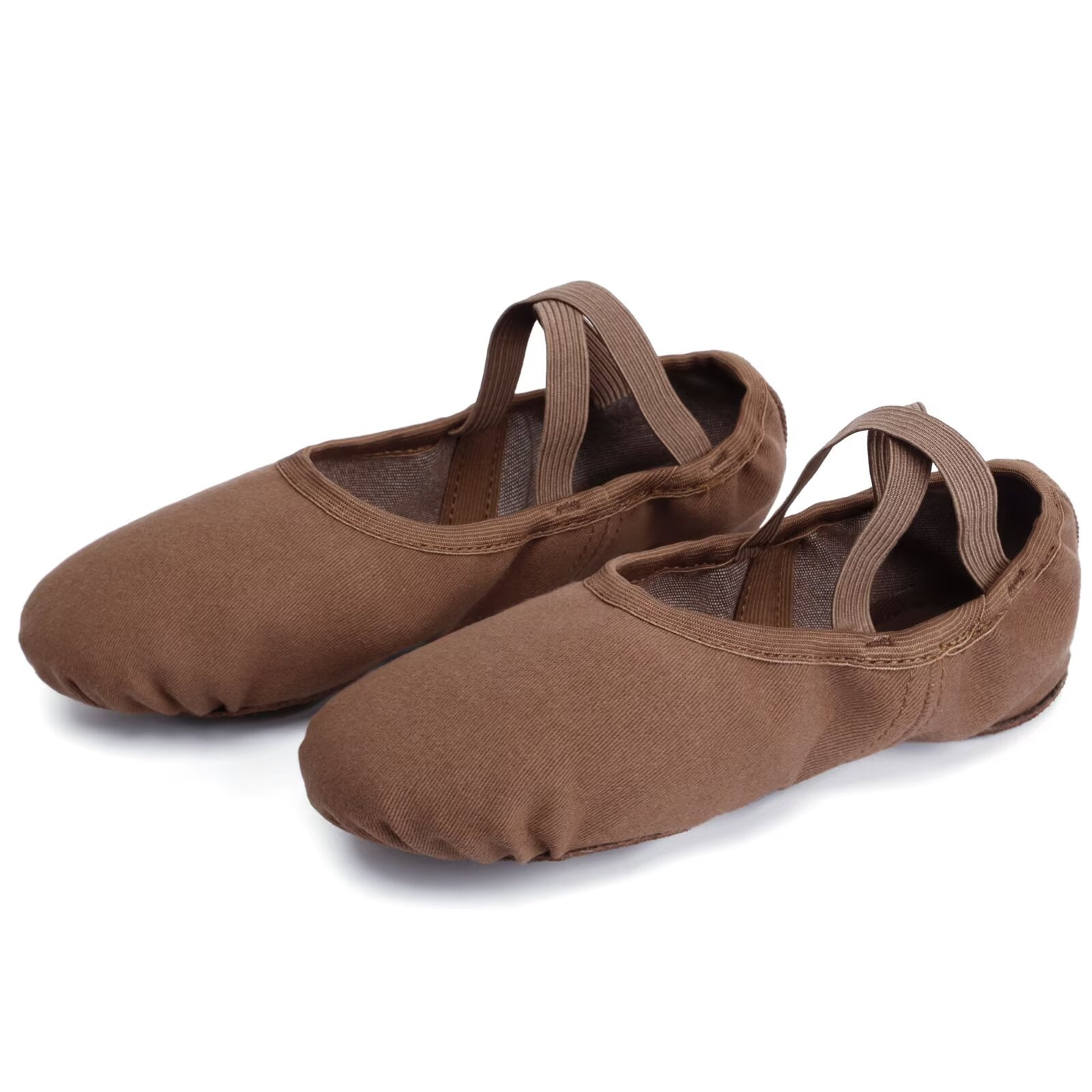 Dynadans Ballet Shoes for Big Kid/Women Stretch Canvas Split Sole Dance ...