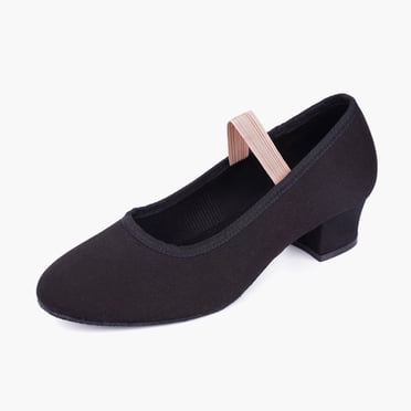 Dynadans Character Shoes for Women 1.5" Heel Ankle Strap Salsa Musical ...