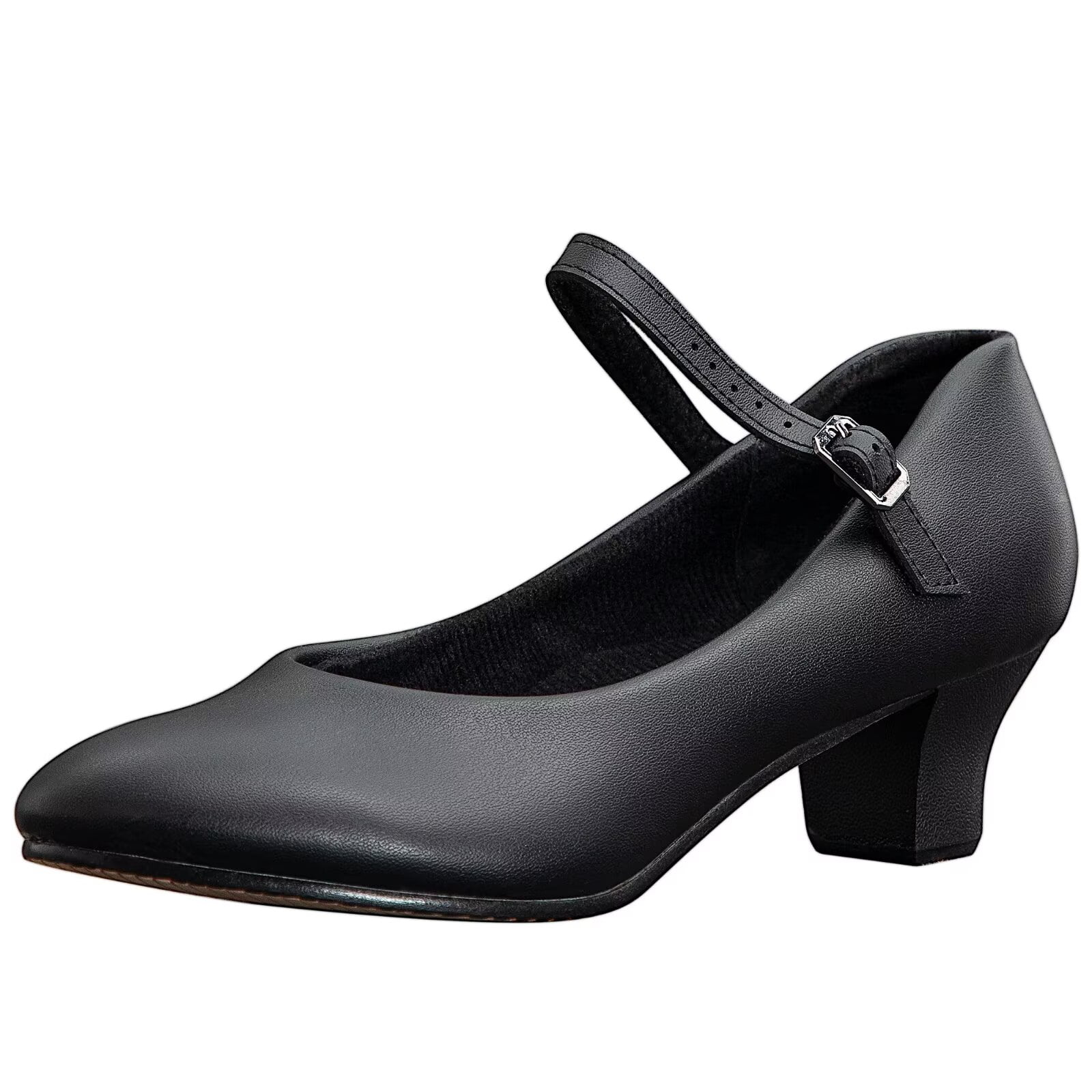 Dynadans Character Shoes for Women 1.5" Heel Ankle Strap Salsa Musical ...