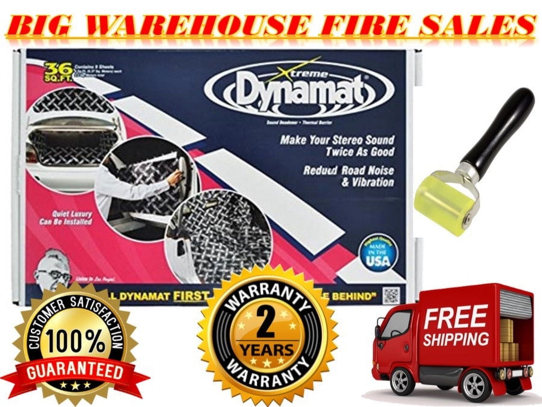Dynamat 10455 Xtreme Bulk Pack 36 SQ FT (9 Sheets) Sound/Vibration ...