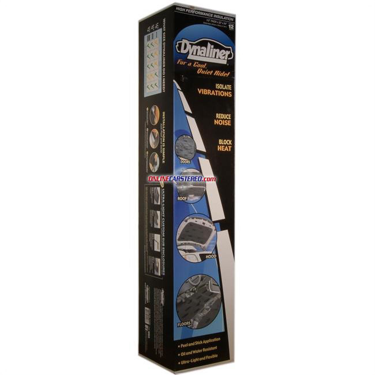 Dynamat 11103 Dynaliner .5 in. Automotive Car Foam Insulation Sheet for ...