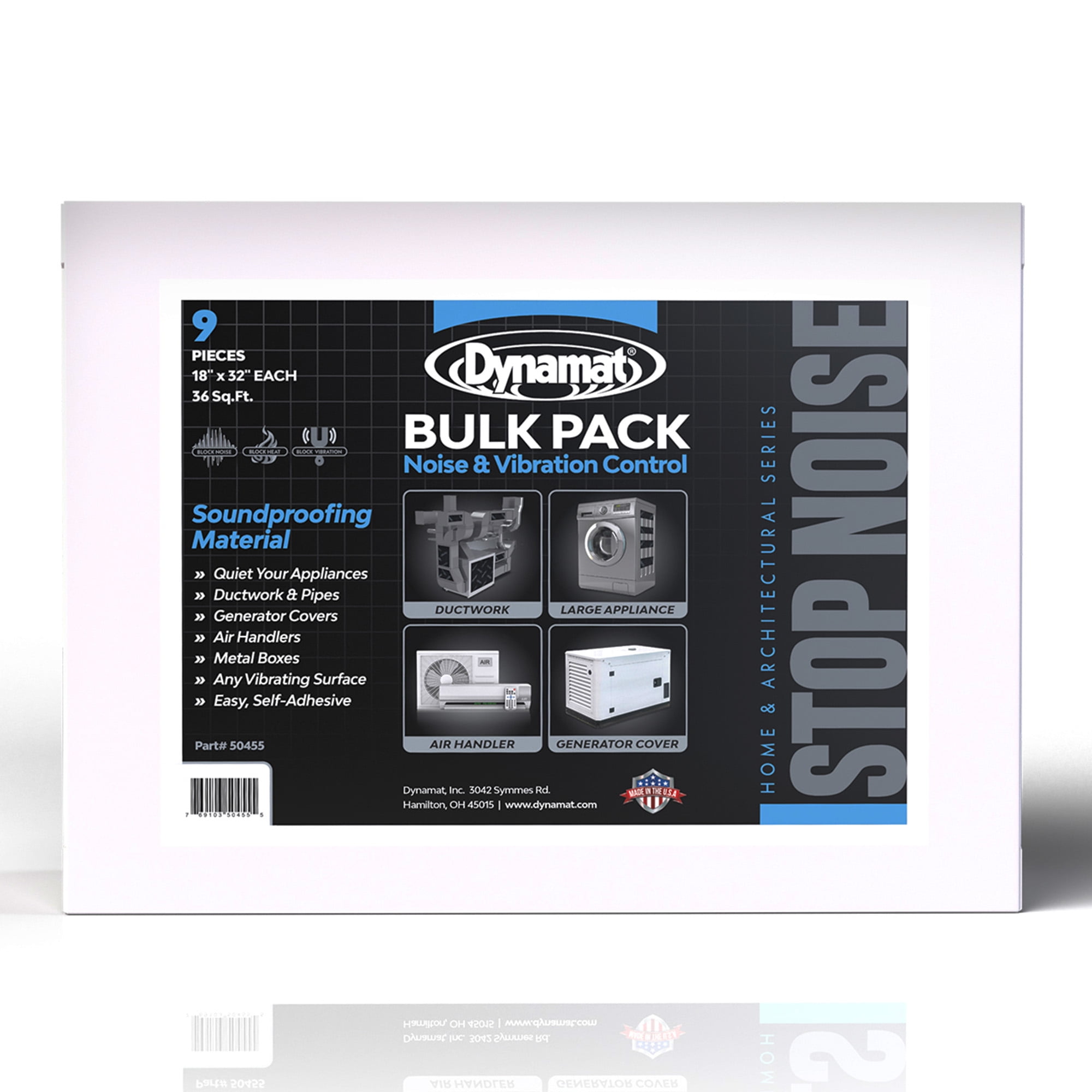 Dynamat Xtreme Architectural Bulk Pak 9 - Sound Deadener Sheets ...