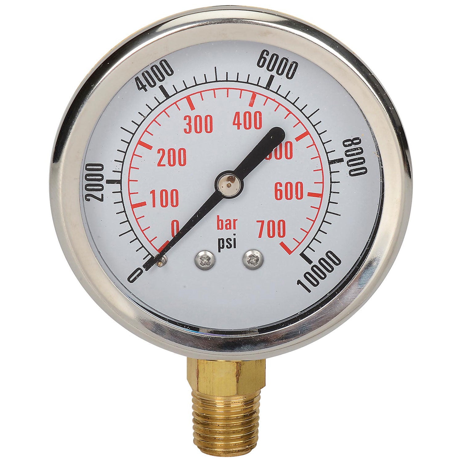 Dynamic 2-1/2" Dial, 10000 PSI, Fluid Glycerine Filled Pressure Gage ...