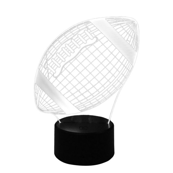 Dynamic 3D Illuminated Football Night Light with Remote Control for ...