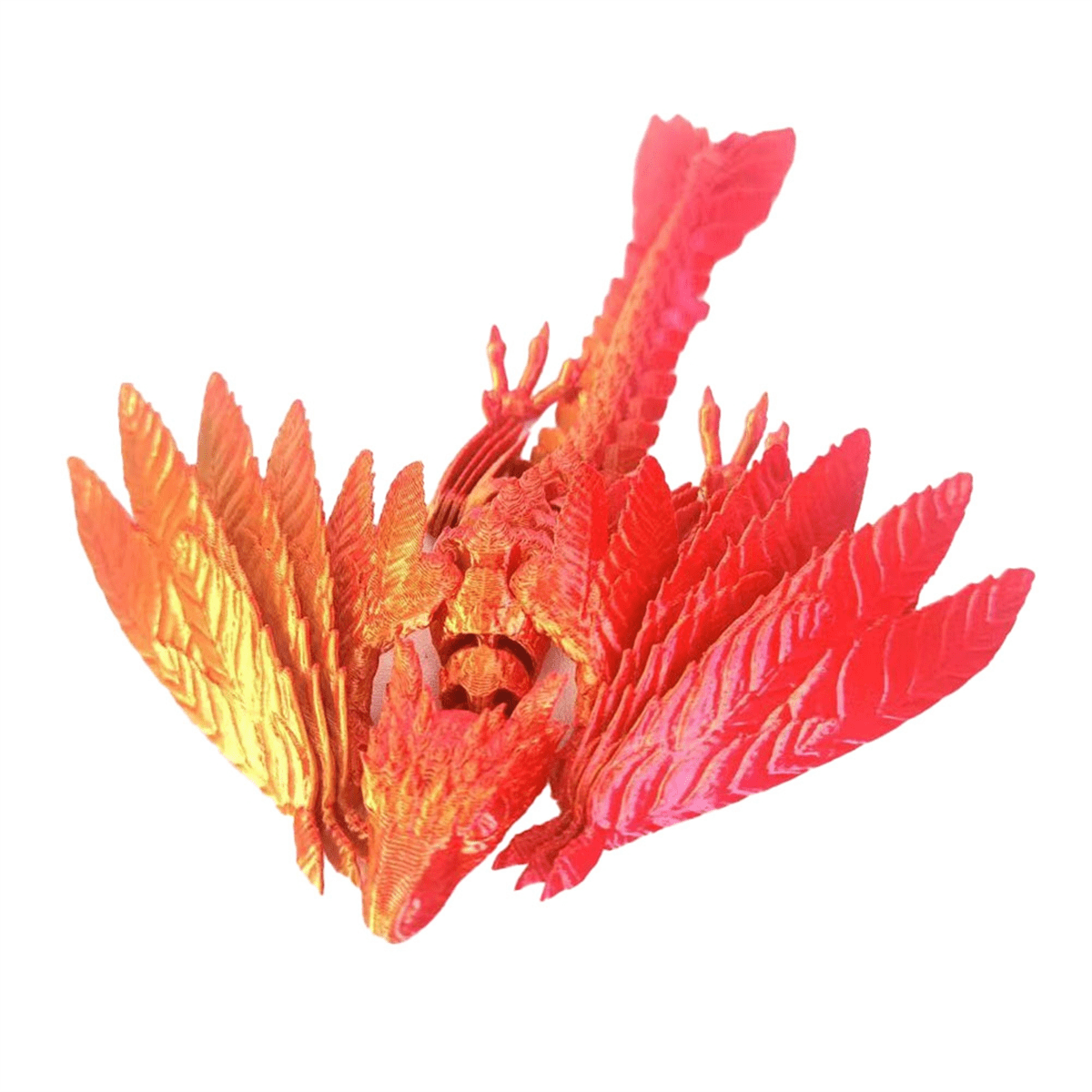 Dynamic 3D Printed Dragon Crystal Dragon for Adults 3D Printed ...