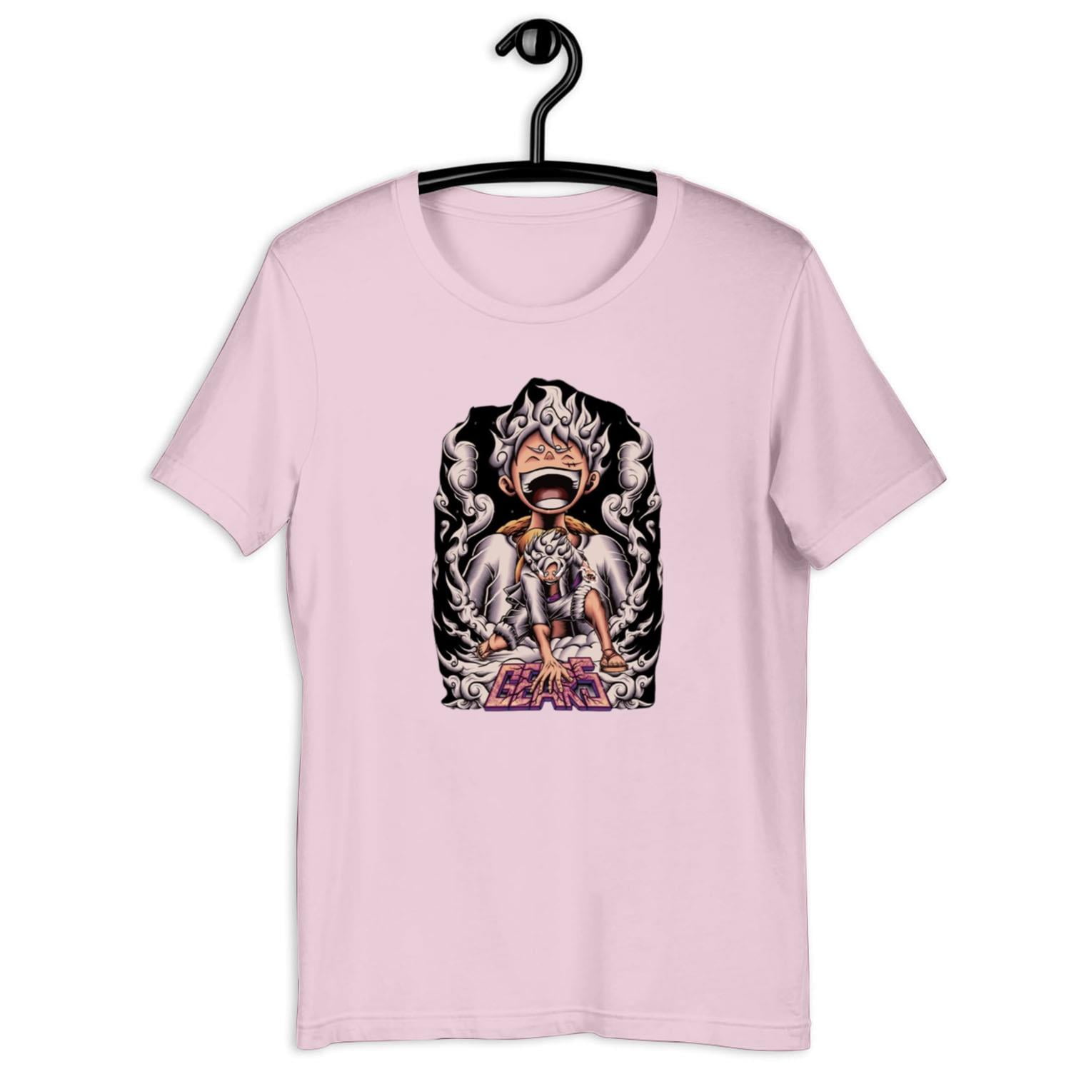 Dynamic Anime Character - Gear Transformation in Action Shirt-C ...