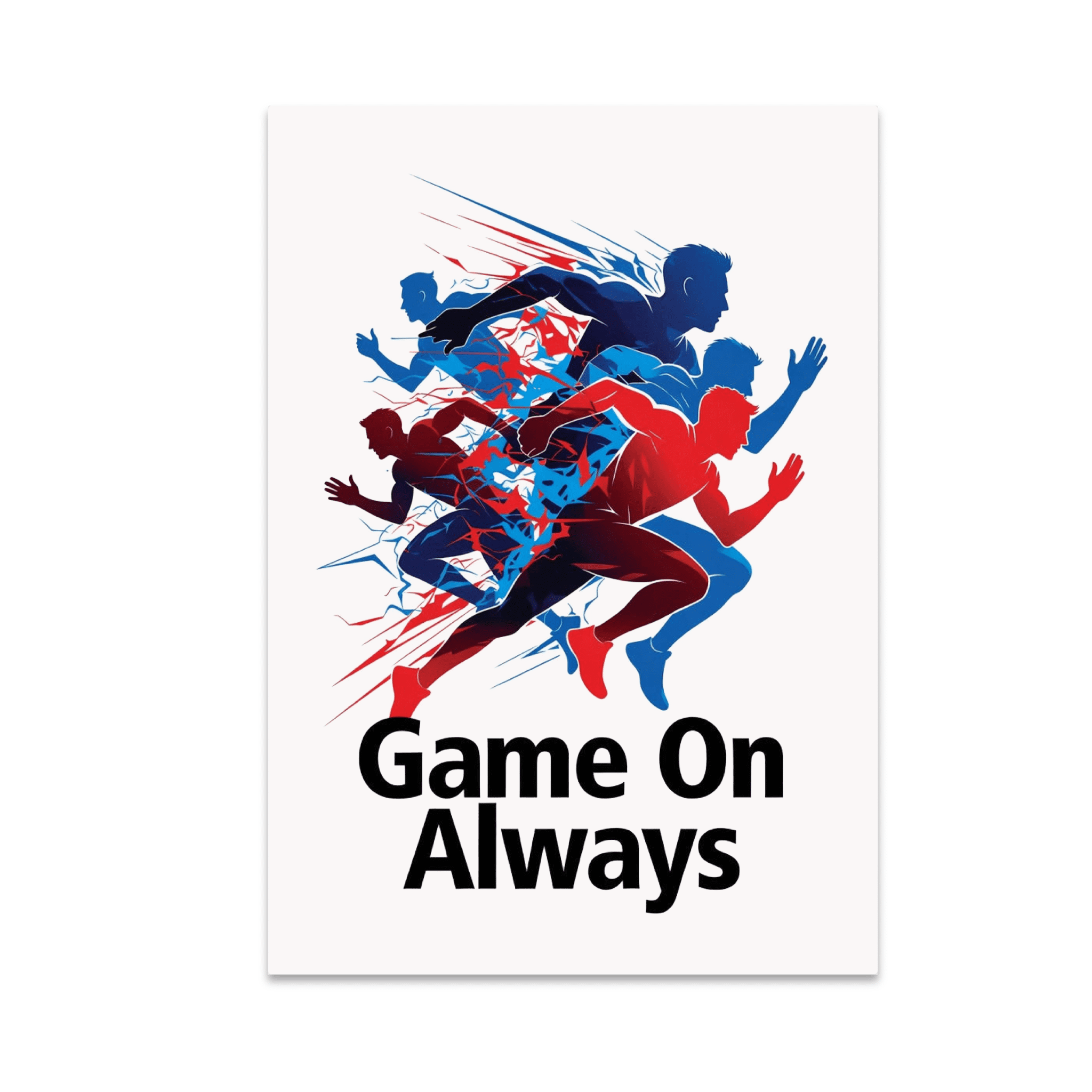 Dynamic Athlete Motion Print - Sports Enthusiast - 13x19 Poster Print ...