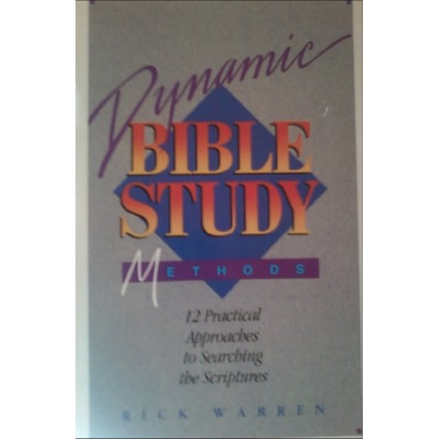 Pre-Owned Dynamic Bible Study Methods (Paperback) 0896937615 ...
