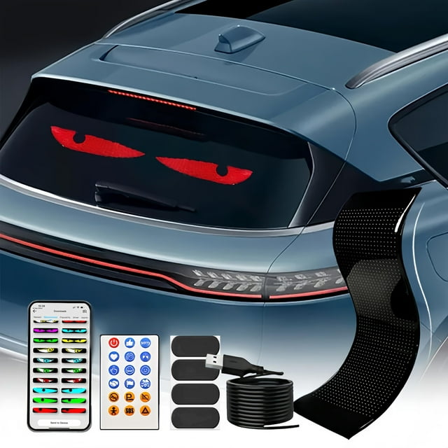 Dynamic Big Devil Eyes Light for Cars, (Lamp Programmable Flexible ...