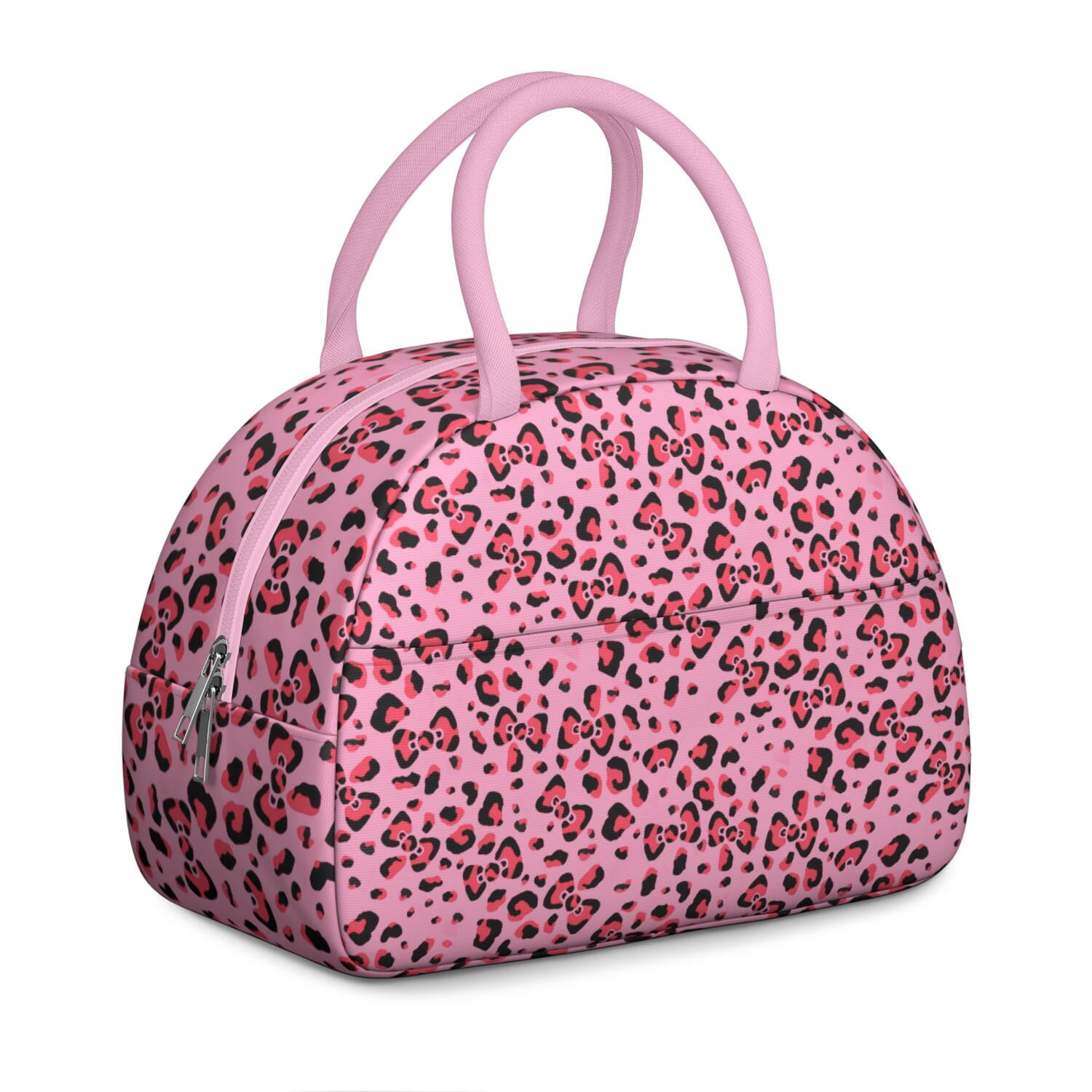 Dynamic Cheetah Print Insulated Lunch Tote, Reusable Cooler Bag with ...