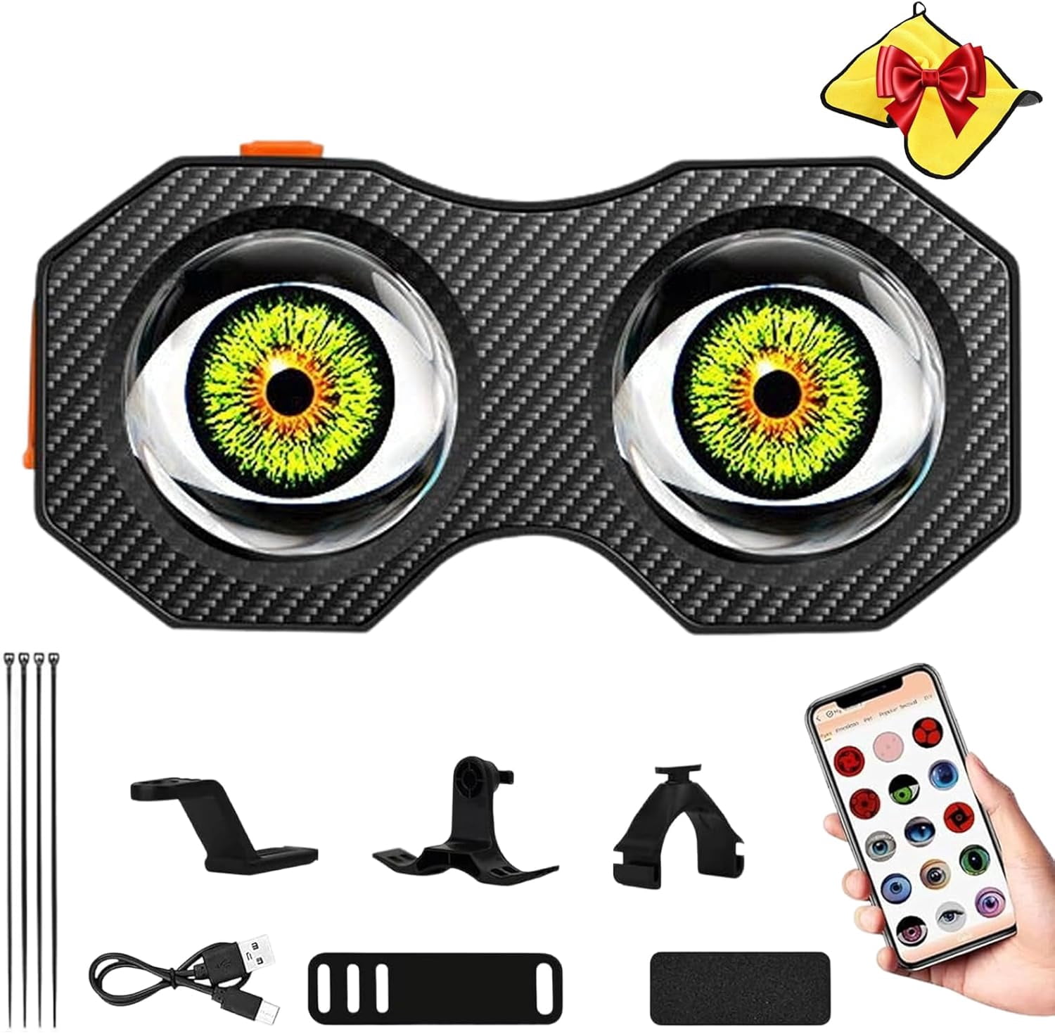 Dynamic Devil's Eye Bicycle Taillight, Dynamic Bicycle Tail Light with ...