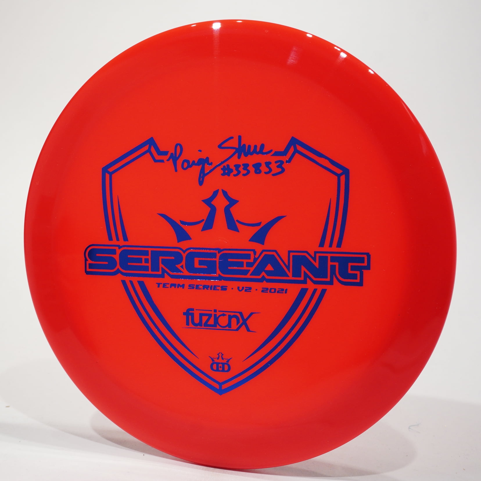 Dynamic Discs Fuzion-X Paige Shue Sergeant Disc Golf Distance Driver ...