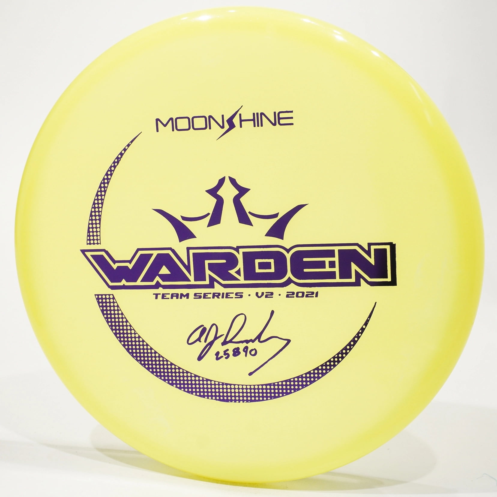 Dynamic Discs Glow Warden (Hybrid Moonshine) A.J. Risley Putter Golf ...