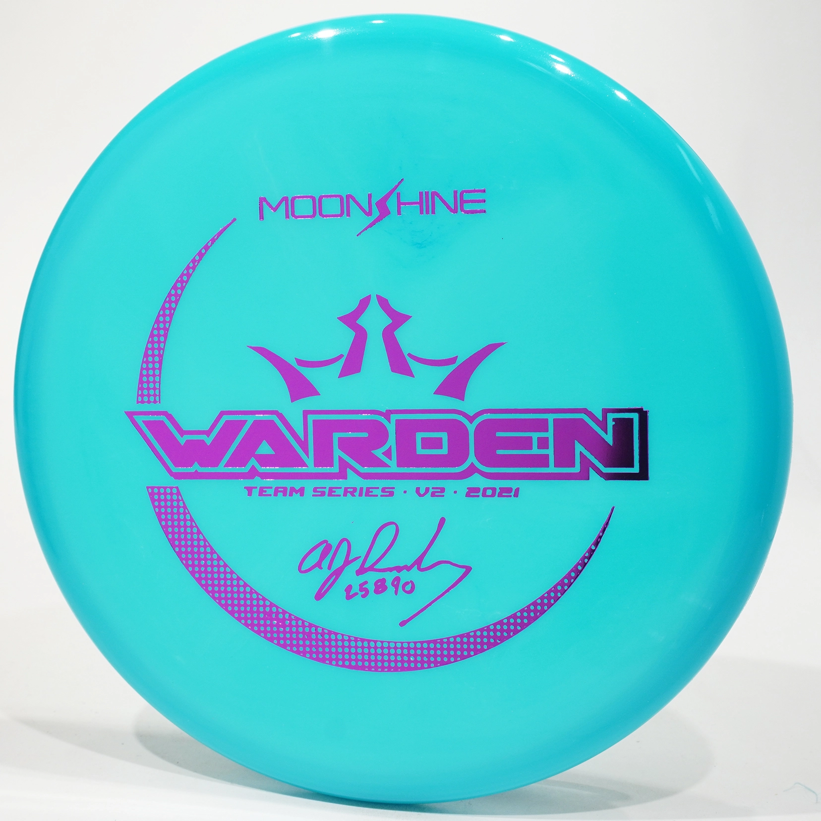 Dynamic Discs Glow Warden (Hybrid Moonshine) A.J. Risley Putter Golf ...