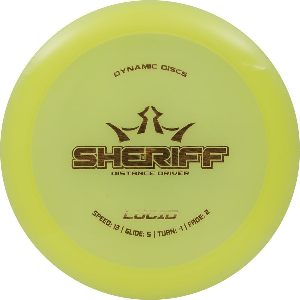 Dynamic Discs Lucid Sheriff Disc Golf Driver,170g-175g - Walmart.com