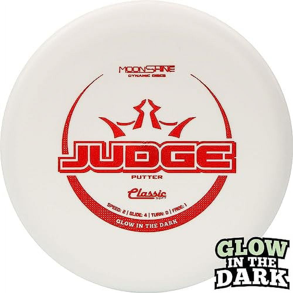 Dynamic Discs Moonshine Glow Classic Soft Judge Putter Golf Disc ...