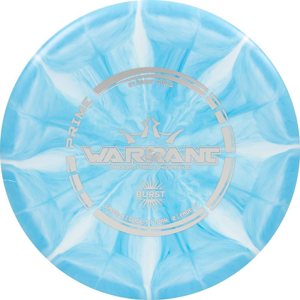 Dynamic Discs Prime Burst Warrant Midrange Golf Disc [Colors may vary ...
