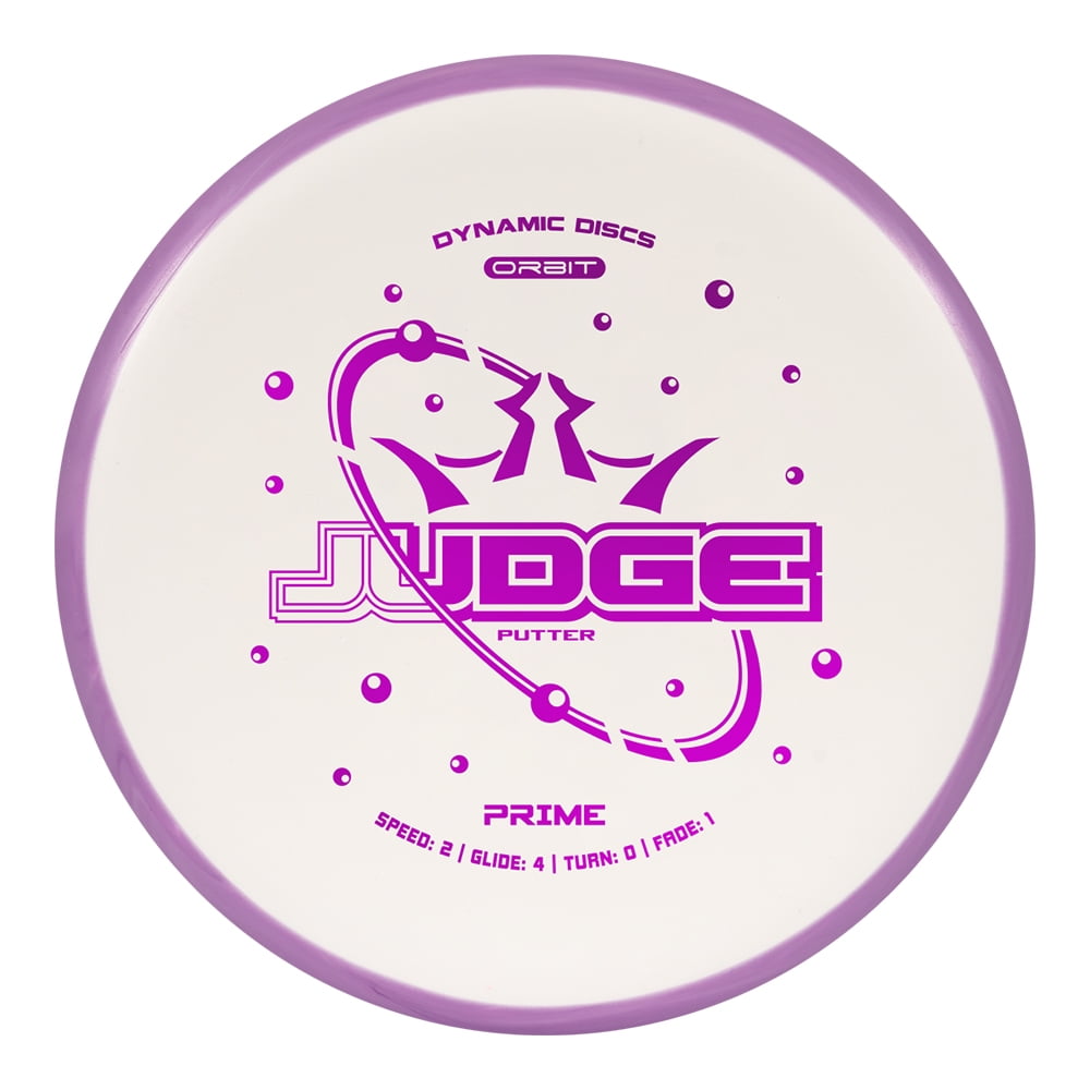 Dynamic Discs Prime Orbit Disc Golf Judge Putter - Purple - Walmart ...