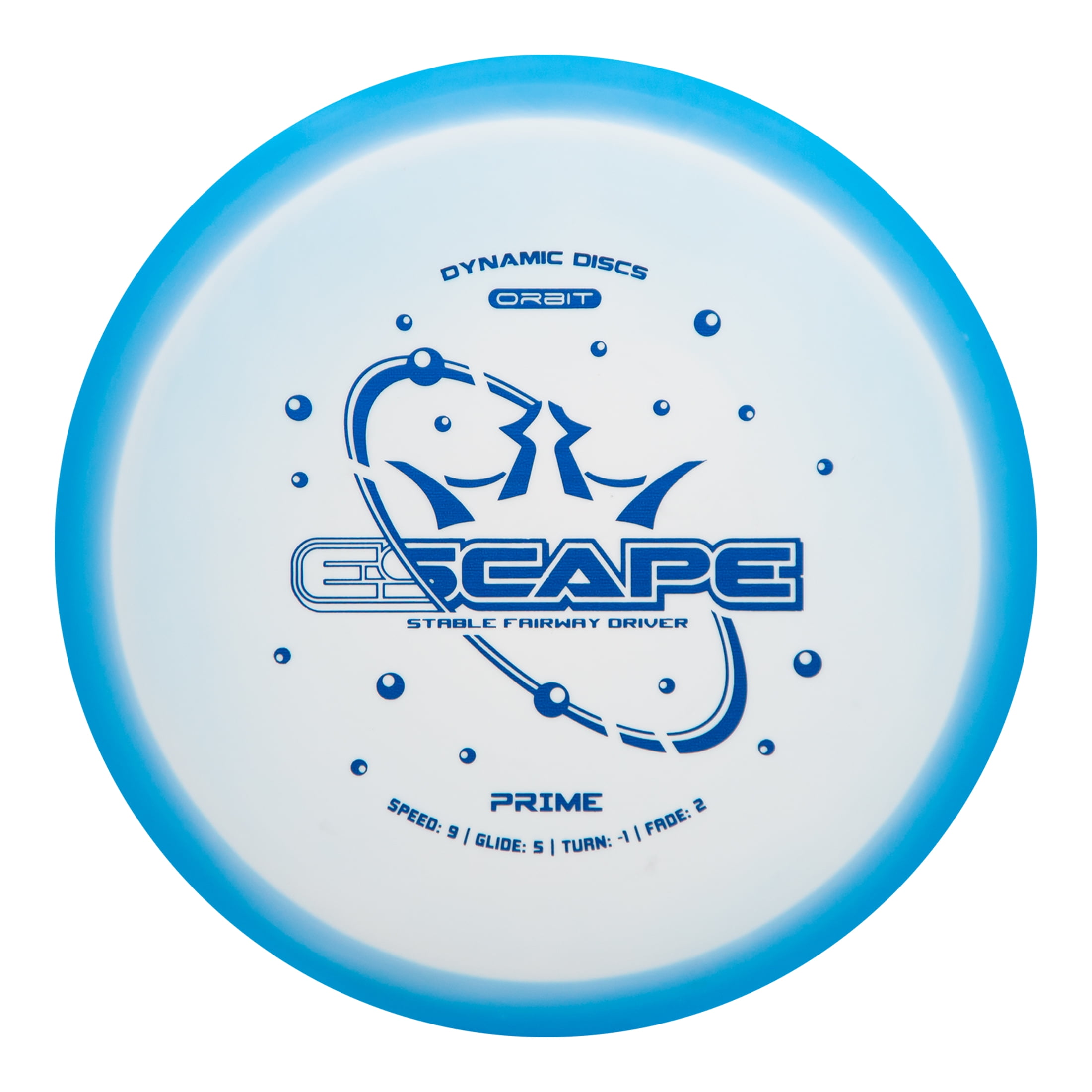 Dynamic Discs Prime Orbit Escape Disc Golf Driver, Blue, Speed 9, Glide ...