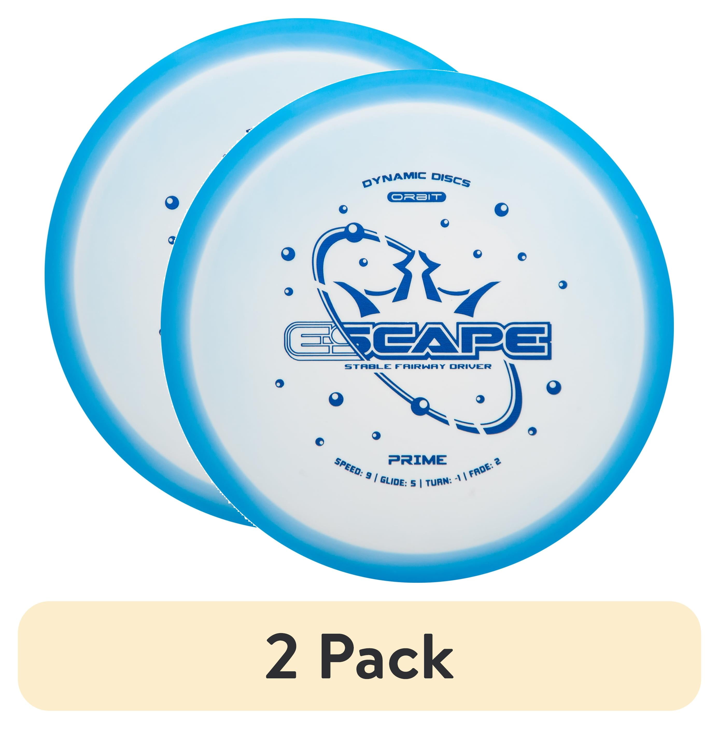 (2 pack) Dynamic Discs Prime Orbit Escape Disc Golf Driver - Blue ...
