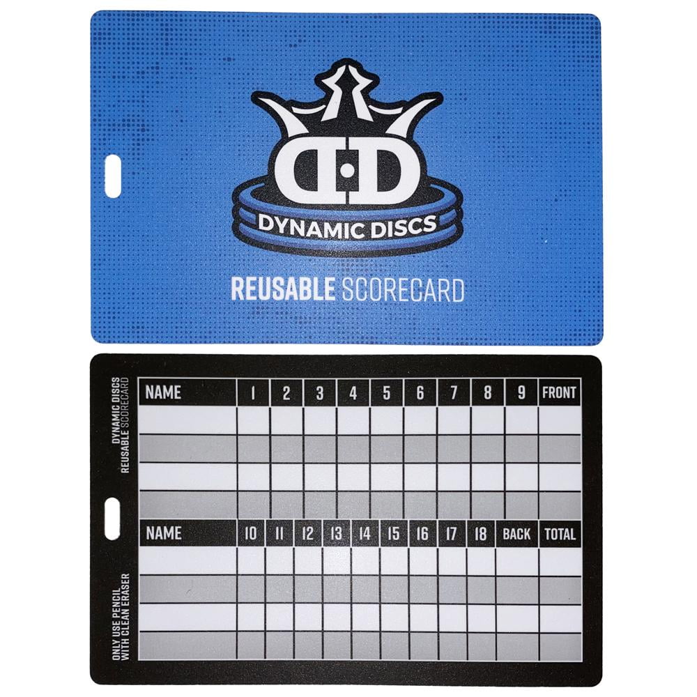 Dynamic Discs Reusable Disc Golf Scorecard - Walmart.com