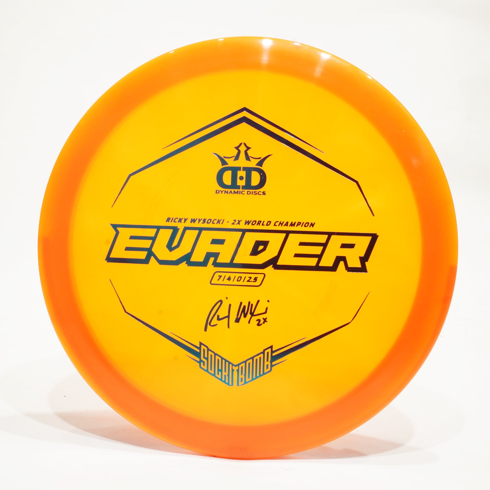Dynamic Discs SockiBomb Evader (Lucid) Fairway Driver Golf Disc ...