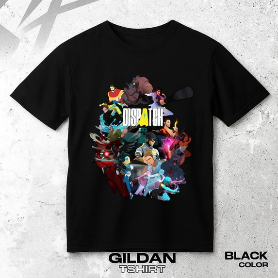Dynamic Dispatch Video Game Hero Theme Cool Pixel Art Gaming Unisex T ...