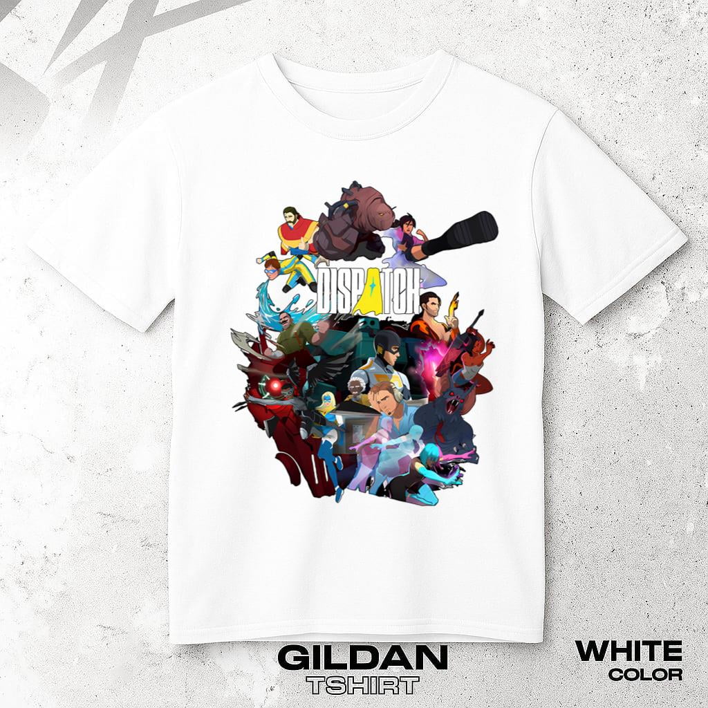 Dynamic Dispatch Video Game Hero Theme Cool Pixel Art Gaming Unisex T ...