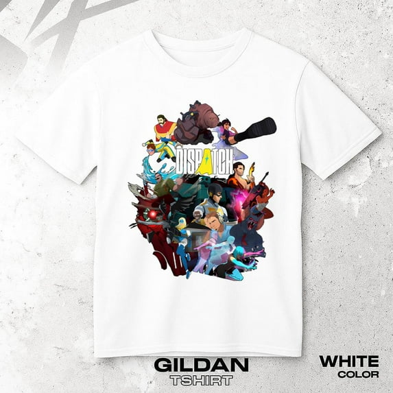 Dynamic Dispatch Video Game Hero Theme Cool Pixel Art Gaming Unisex T ...