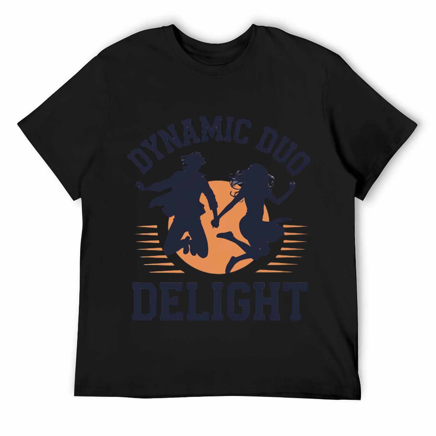 Dynamic Duo Delight Funny T Shirts For Men Women Sarcastic Novelty ...