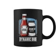 Dynamic Duo Ketchup Ranch Dressing Condiment Food Lover Coffee Mugs ...